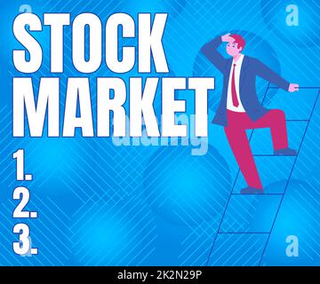 Inspiration montrant le signe Bourse Trading. Concept commercial achat ...