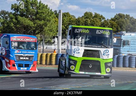 04 MONTAGNE Lionel (FRA), Team Aravi, RENAULT - T, action lors de la ...