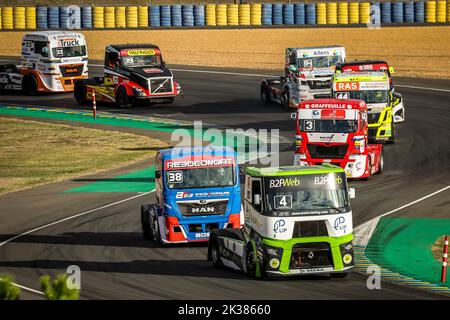 04 MONTAGNE Lionel (FRA), Team Aravi, RENAULT - T, action lors de la ...
