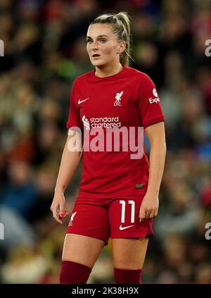 Melissa Lawley de Liverpool lors du match de Super League féminine de ...