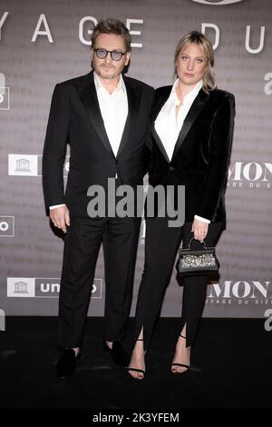 Benoit Magimel et son épouse Margot Pelletier assistent à la première ...