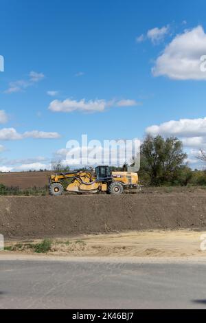 Vulcanesti, Moldova - 20 septembre 2022 les machines routières ...