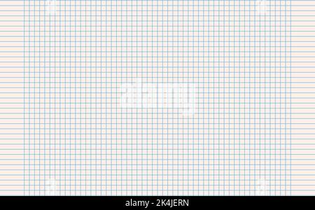 Papier millimétré. Papier quadrillé imprimable avec lignes horizontales ...