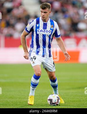 Alexandre Sorloth de Real Sociedad pendant le championnat d'Espagne la ...