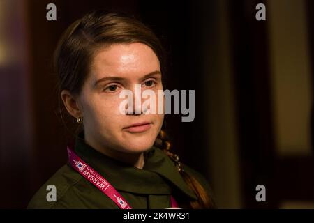 Mariana Bezuhla, députée et membre du Comité ukrainien de la sécurité ...