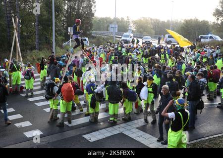 Liège, Belgique. 08th octobre 2022. L'illustration montre le début d'un ...