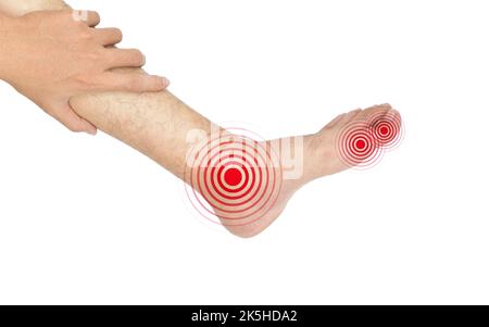 Inflammation de plusieurs articulations. Concept et idée d'arthrite ...