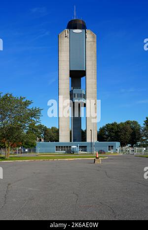 MONTRÉAL, CANADA -15 SEP 2022- vue de l'aéroport international de ...