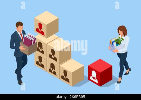 Licenciements et licenciements isométriques. Réduction des effectifs ...