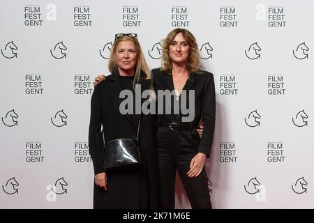 L'actrice Ruth Becquart photographiée lors d'une cérémonie de pose d ...