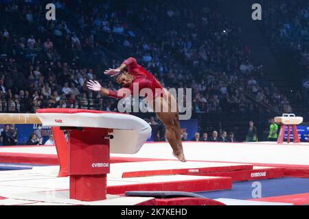 Mylène Deroche/IP3 - Jordan Chles aux Etats-Unis participe aux qualifications de l'équilibre des ...