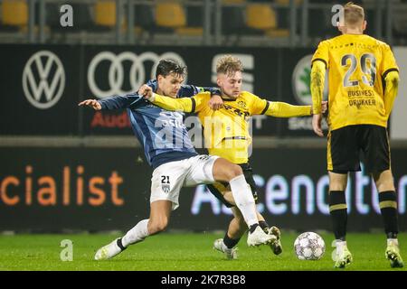 KERKRADE, PAYS-BAS - OCTOBRE 18 : Justin Hoogma de Heracles Almelo ...
