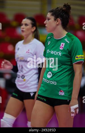 Alice Degradi #2 de UYBA Unet E-work Busto Arsizio pendant le Trofeo ...