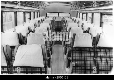 Intérieur du bus touristique Scania-Vabis 2B21 SKV 1951. Les chemins de ...