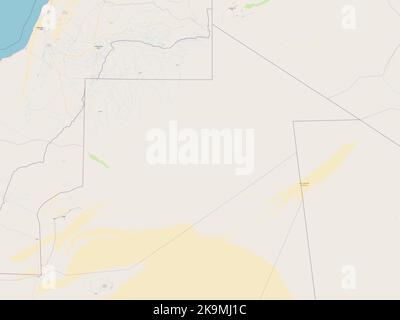 Tiris Zemmour, région de Mauritanie. Ouvrez la carte des rues. Lieux ...