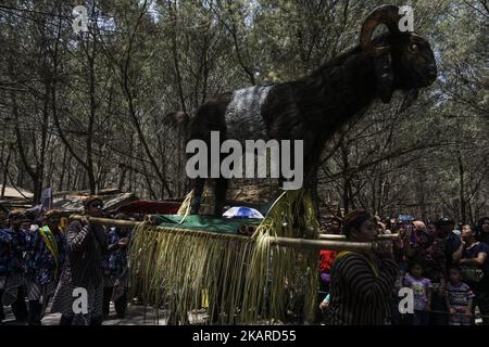 Les Javanais suivent la cérémonie rituelle du labuhan 1st Suro ...