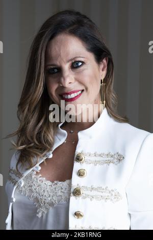 La chanteuse Pastora Soler présente son prochain concert lors de la ...