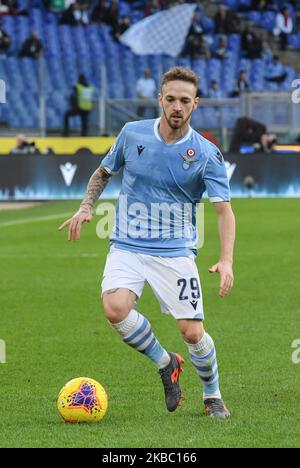 Manuel Lazzari de S.S. LAZIO pendant les 17th jours de la série A Championship entre S.S. Lazio ...