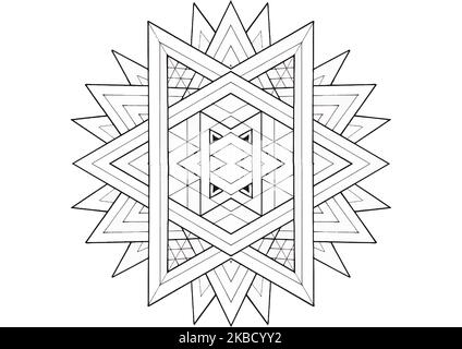 Mantra Mandala, l'art de Méditation pour adultes à colorier dessin avec ...