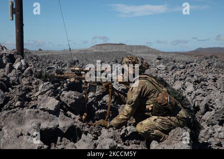 A ÉTATS-UNIS Soldat de l'armée du Pacifique affecté au 2nd Bataillon ...