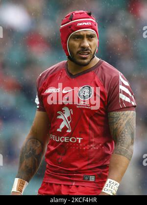 Pita Ahki de Toulouse lors du match final de la coupe des champions ...