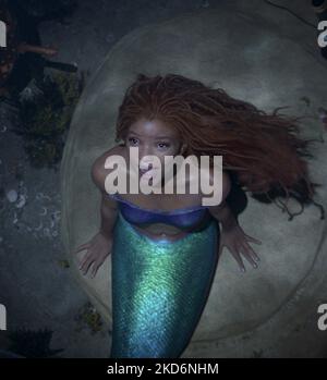 LA PETITE SIRÈNE, Halle Bailey comme Ariel, 2023. © Walt Disney Studios Motion Pictures ...