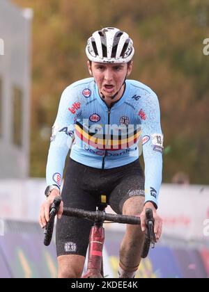 NAMUR, BELGIQUE - NOVEMBRE 5 : Emiel Veerstrynge de Belguim lors des ...