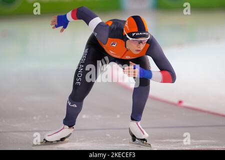 STAVANGER, NORVÈGE - NOVEMBRE 11: Marrit Fledderus des pays-Bas en ...