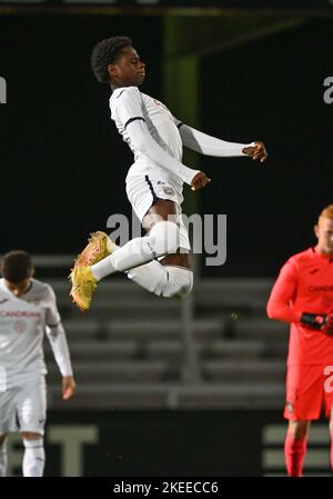 Roeselare, Belgique. 11th Nov 2022, Ethan Butera (58) de RSCA futures ...