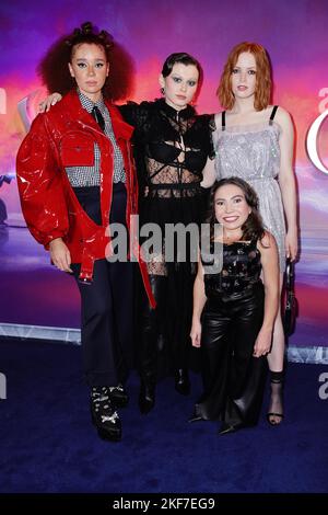 Erin Kellyman, Ruby Cruz et Ellie Bamber assistent à la projection de la série Disney+ Willow ...