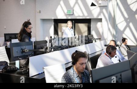 Rehersal des opérations de lancement final SpaceX Crew-6 de la NASA ...