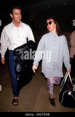 Mel Gibson et sa femme Robyn Gibson Circa des années 1990 crédit ...