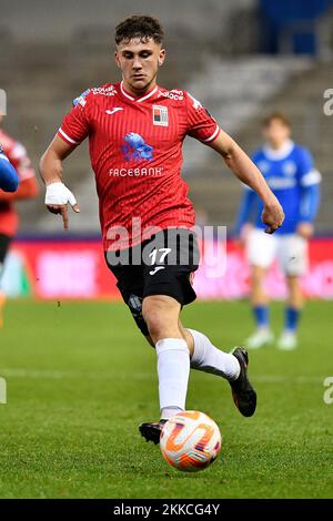 Fabio Ferraro de Rwdm photographié lors d'un match de football entre SK ...