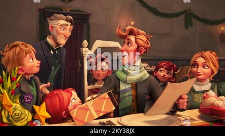 SCROOGE: Un CHANT DE NOËL, Ebenezer Scrooge (voix: Luke Evans), 2022 ...