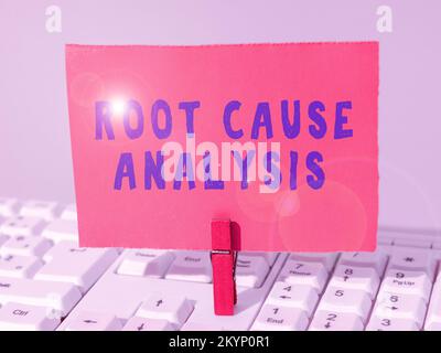 Légende présentant l'analyse de la cause principale, l'approche métier ...