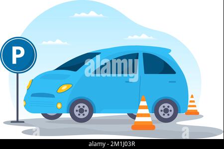 École de conduite avec le processus d'éducation de la formation de voiture et apprendre à ...