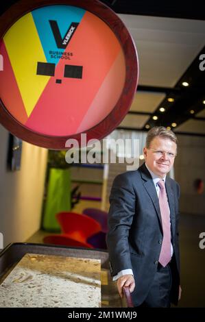 20141016 - BRUXELLES, BELGIQUE: Frank Donck, vice-président de Vlerick ...