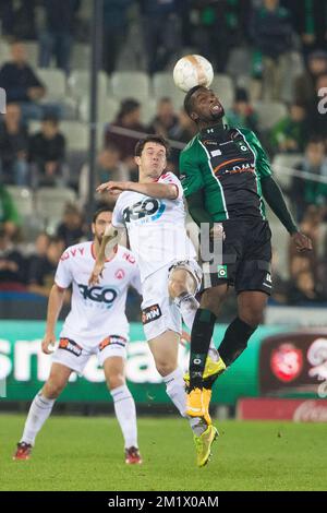 20141101 - BRUGGE, BELGIQUE: Le Gert-Jan de mets de Kortrijk célèbre ...