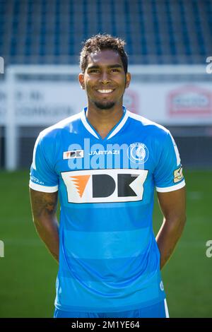 Renato Neto de Gent photographié lors d'une visite de l'équipe belge de ...