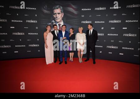 L'actrice Charlotte Vandermeersch, l'actrice Koen de Bouw, la ...