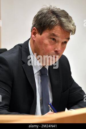 Michel Vandewalle photographié lors de l'installation de la commission ...