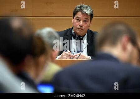 Michel Vandewalle photographié lors de l'installation de la commission ...