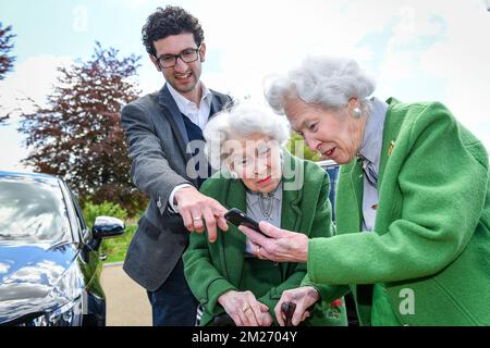 Les jumeaux Jeanne et Marcella Schollaert et Mohamed Ridouani, l ...