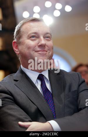 Denis Mathen, gouverneur de la province de Namur, photographié lors d ...