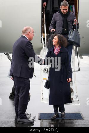 L'ambassadeur belge en Turquie, Paul Huynen, a été photographié pendant ...