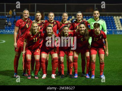 Photo de l'équipe flammes rouges ( Jassina Blom , Julie Biesmans , Justine Vanhaevermaet , Tine ...