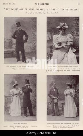 L'IMPORTANCE D'ÊTRE SINCÈRE George Alexander comme Jack Worthing ...