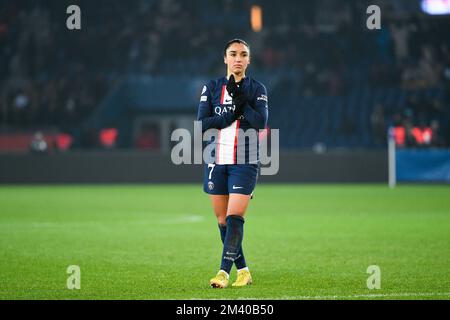 Sakina Karchaoui du PSG lors de la Ligue des champions de l'UEFA, Group ...