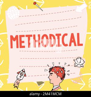 Écriture de texte méthodique. Approche commerciale système de méthodes ...