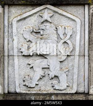 Monument communiste à Prague, en Tchécoslovaquie. Sculpture de Joseph ...